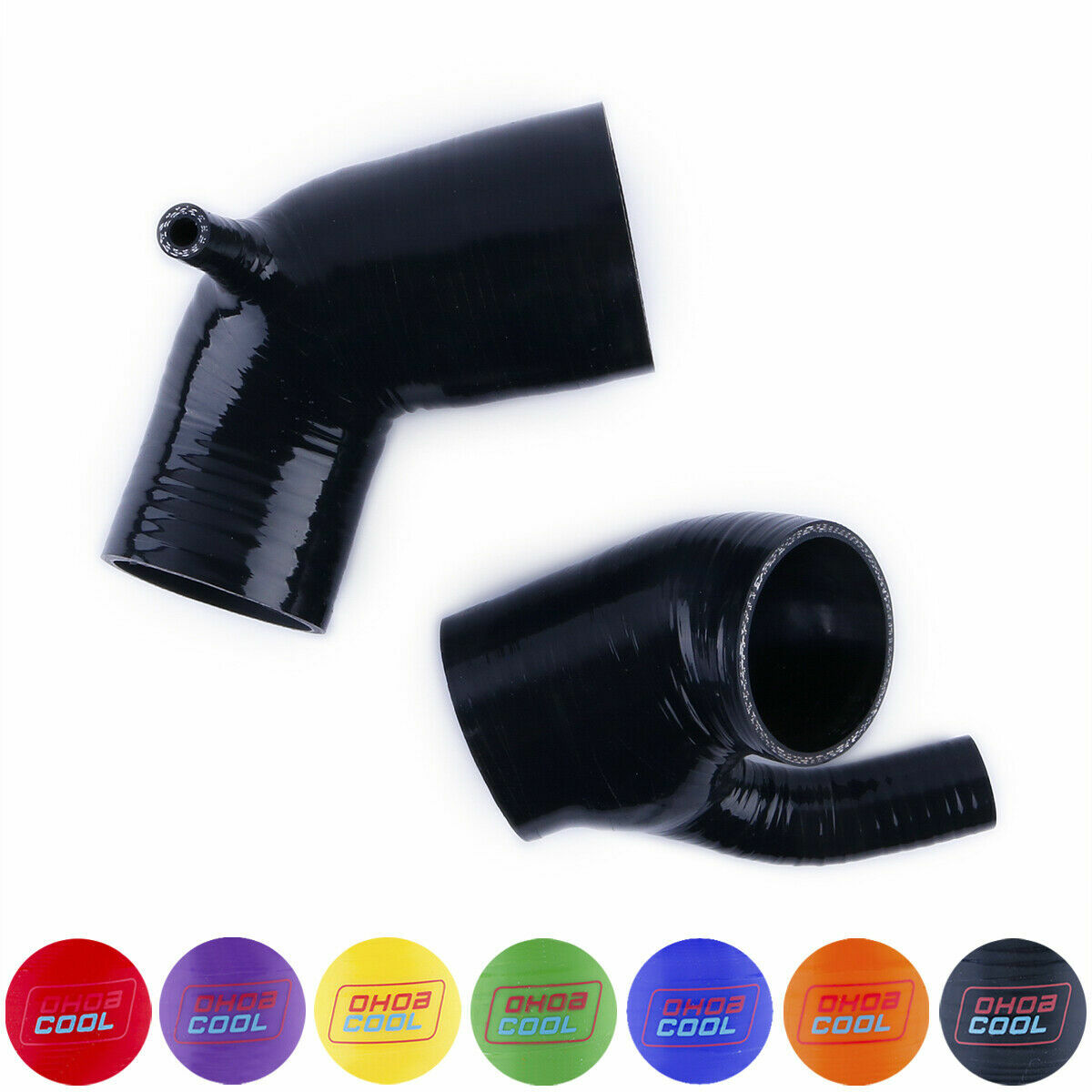 Silicone Air Intake Hose Boot Kit For BMW E46 323i 325i 328i L6 2.5L 2 ...