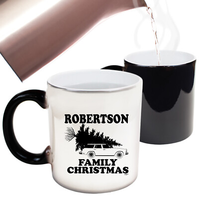 Family Christmas Robertson Funny Mugs Novelty Colour Changing Mug Gift ...