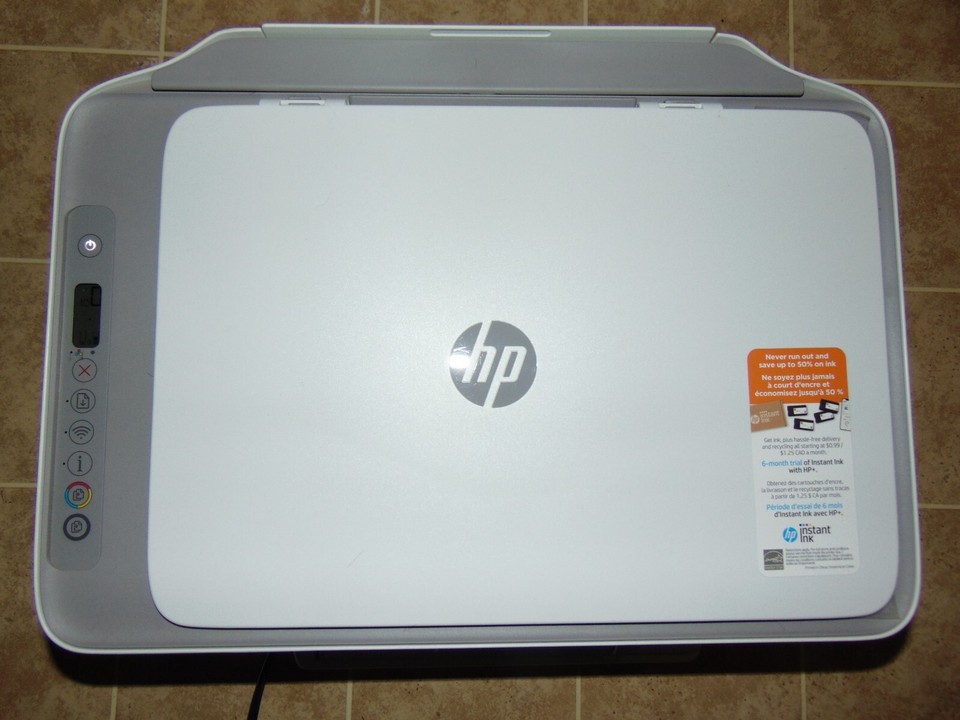 HP Deskjet 2700e Wireless Bluetooth Printer White w/power cord No USB ...