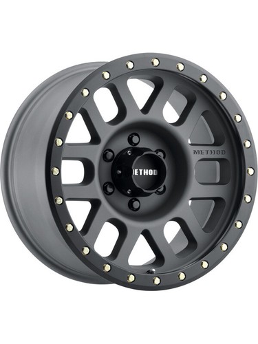 Method MR309 Grid 17x8.5 0mm Offset 6x5.5 108mm CB Titanium/Blac ...