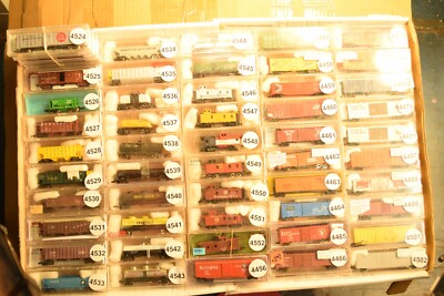 N Scale BOX CAR BN CN GN RG IC CP CNW MILW RI UP CR SSW GWS sold ...