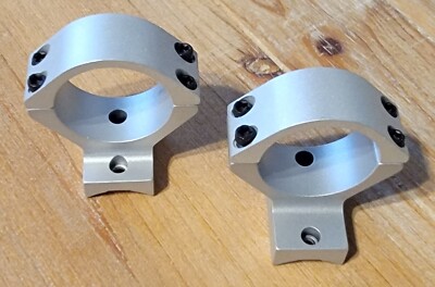 Talley Lightweight 2 Piece Scopemount w/ Integral 30mm Rings - Silver ...