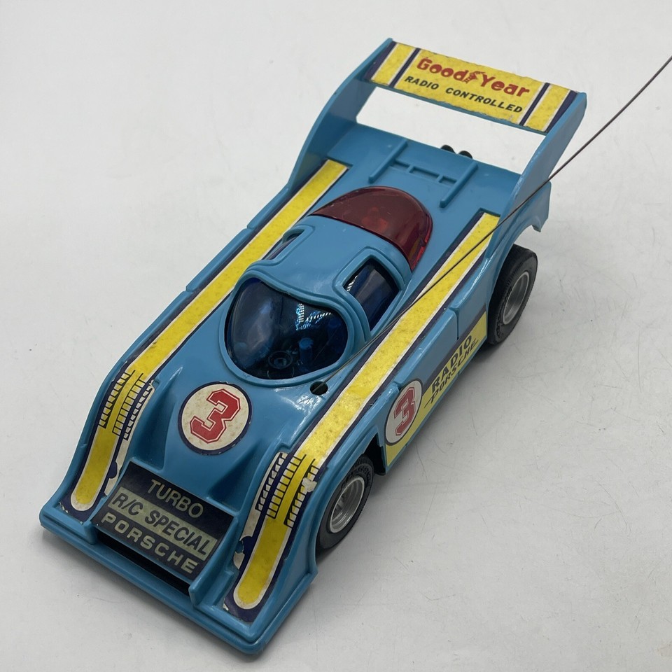 VTG Radio Shack Battery Powered Radio Control Porsche #3 As Is No R/C ...