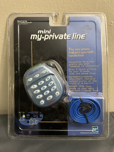 Vintage Sealed 2001 Pink Mini My Private Line by Tiger Electronics ...