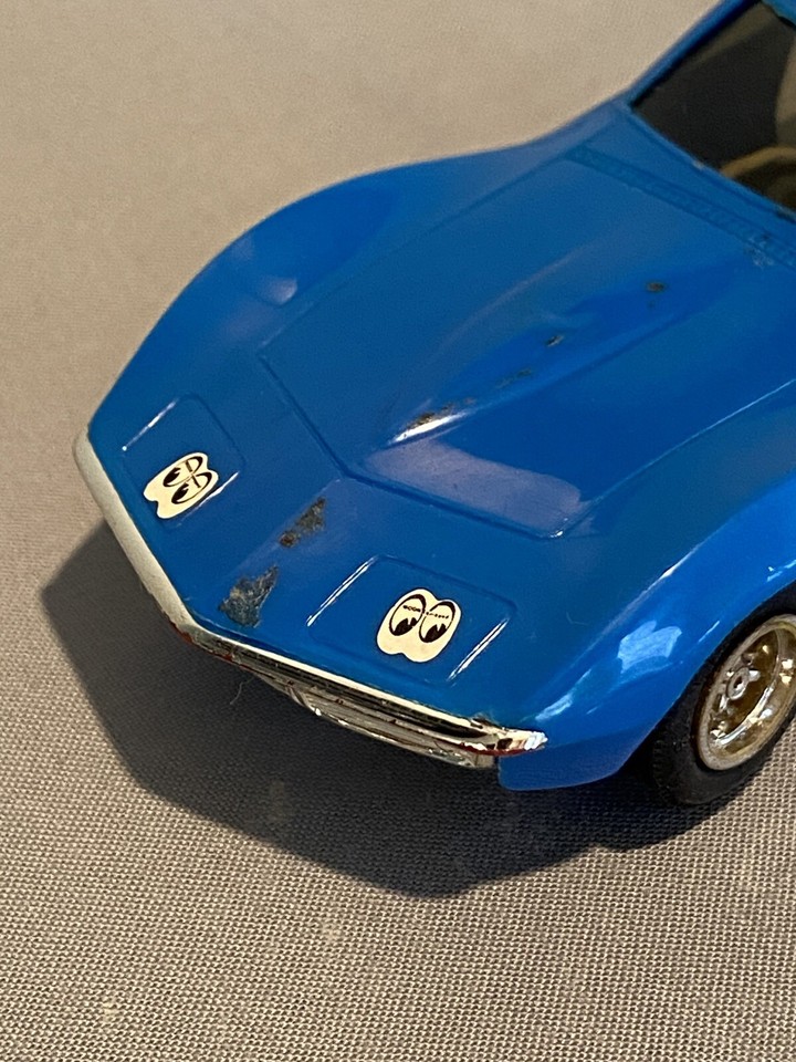 Eldon Blue Corvette 1/32 scale slot car 68 | eBay