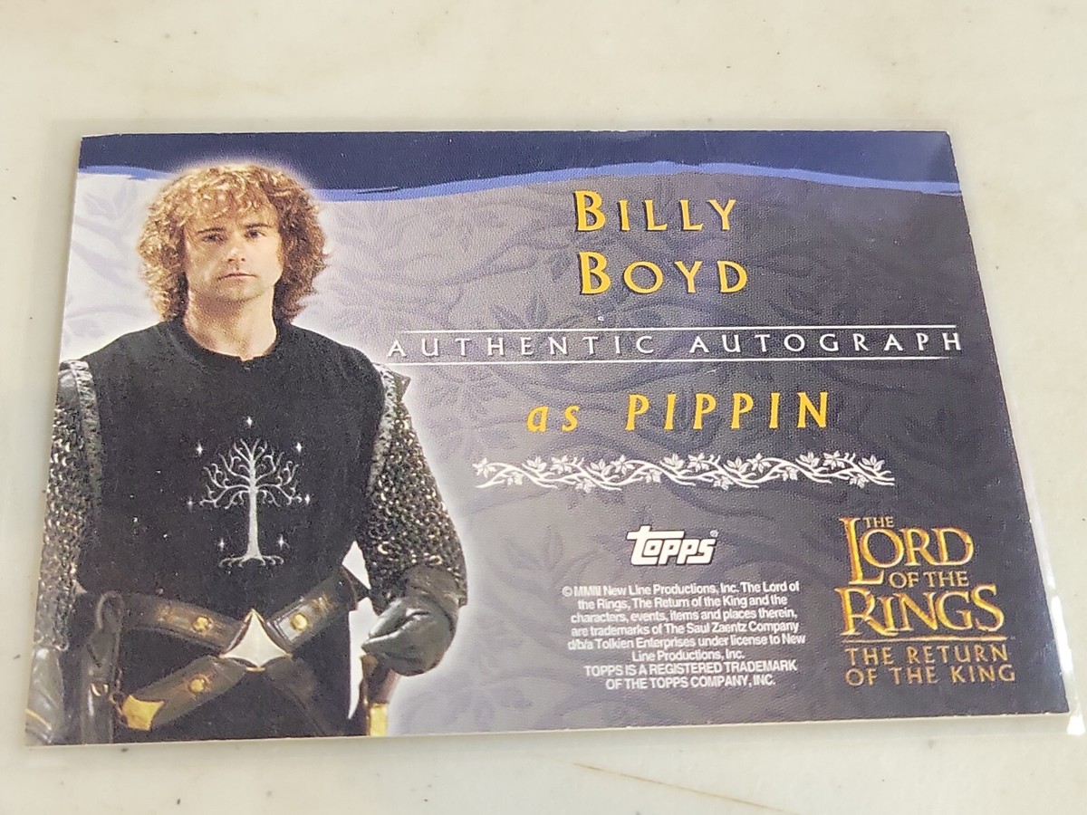 Lord Of The Rings Return Of The King Billy Boyd