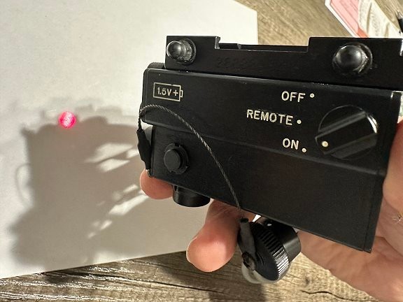 ITL AIM-1/F (Visible) Laser IR Pointer w/quick release rail mount | eBay
