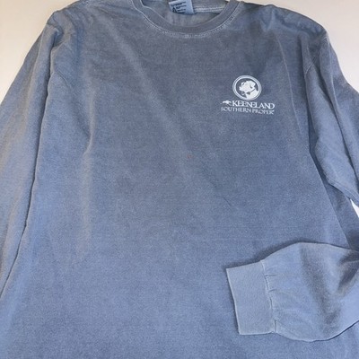 Keeneland Southern Proper Blue L T Shirt Long Sleeve | eBay