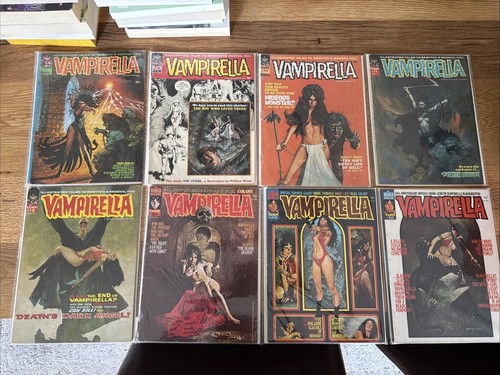 VAMPIRELLA MAGAZINE LOT WARREN FAIR POOR #2, 9, 10, 11, 12, 35, 45, 50 ...