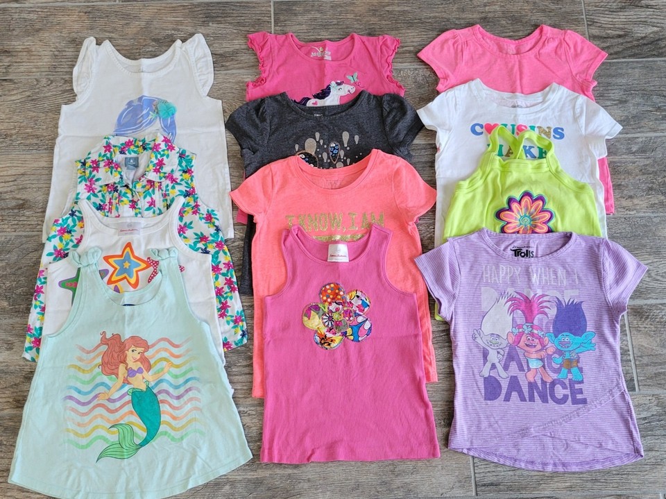 Toddler Girl Clothes 100 Piece Lot Size 5T Gap Hanna Andersson Carter's ...
