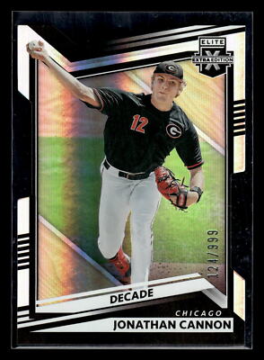 2022 Panini Elite Extra Edition #81 Jonathan Cannon 124/999 Die Cut ...