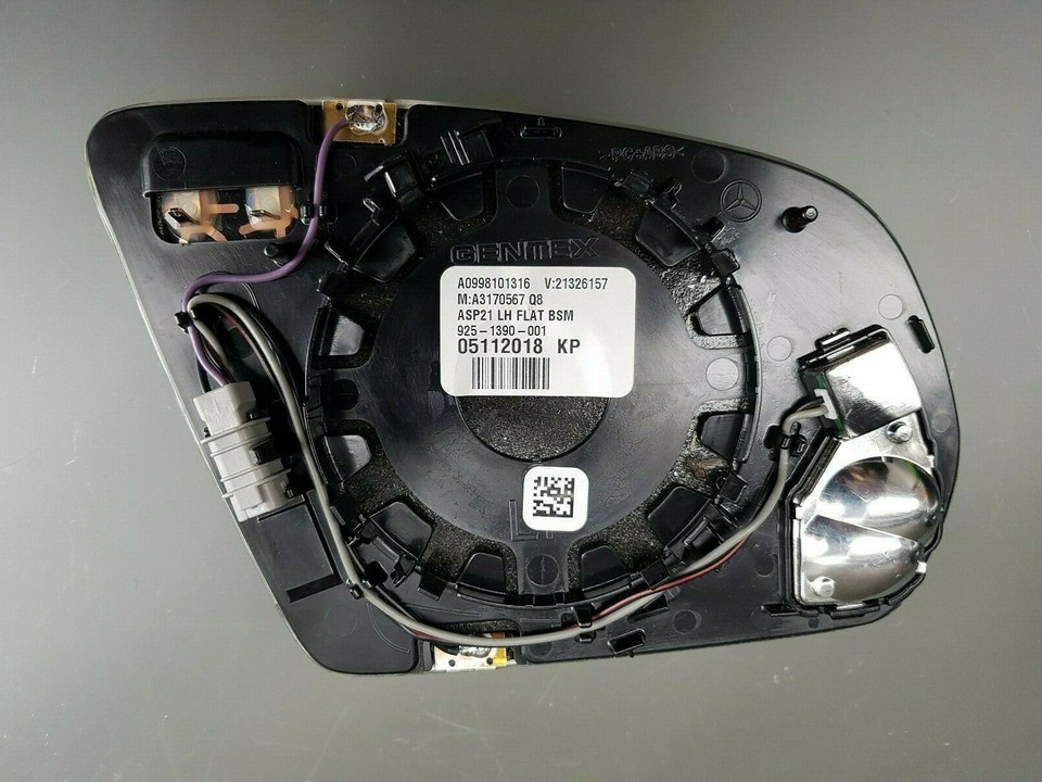 Orig Mercedes W213 W222 W205 W222 Exterior Mirror Glass Left ...