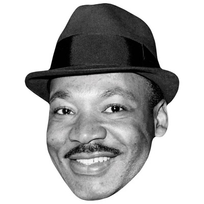 Martin Luther King (Hat) Big Head. Larger than life mask. | eBay