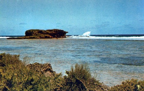 Breakers At Inarajan Beach Sea Side Ocean View Vintage Chrome Post Card ...