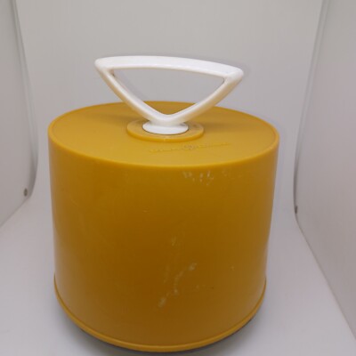 Vintage 45 rpm DISK-GO-CASE Record Holder/Tote - YELLOW With White ...