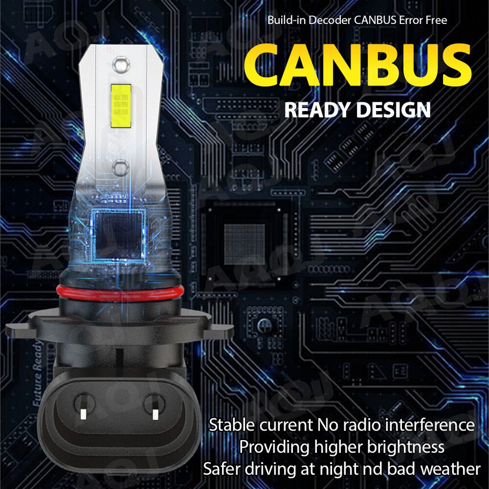 For Subaru Forester 1998-2002 Combo LED Headlight Kit Hi/Low Beam+Fog ...