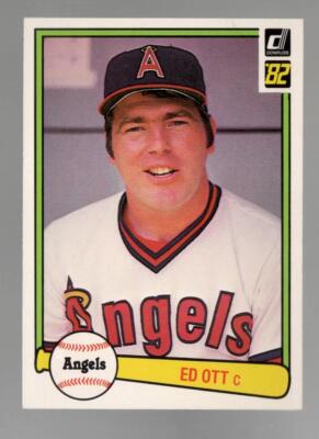 1982 Donruss Ed Ott California Angels #192 Near Mint or Better | eBay