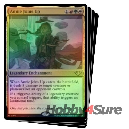 Foil Annie Joins Up X4 M/NM Magic: The Gathering MTG Outlaws Of Thunder ...