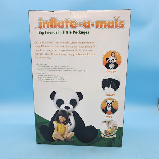 Inflate-A-Mals My Panda Pal 5FT Tall Inflatable Plush Stuffed Animal ...