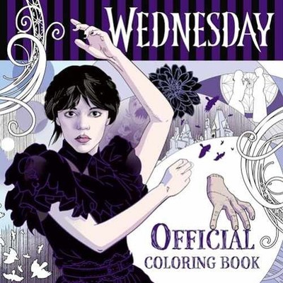 Wednesday: Official Coloring Book - Paperback, by Random House - Good o ...