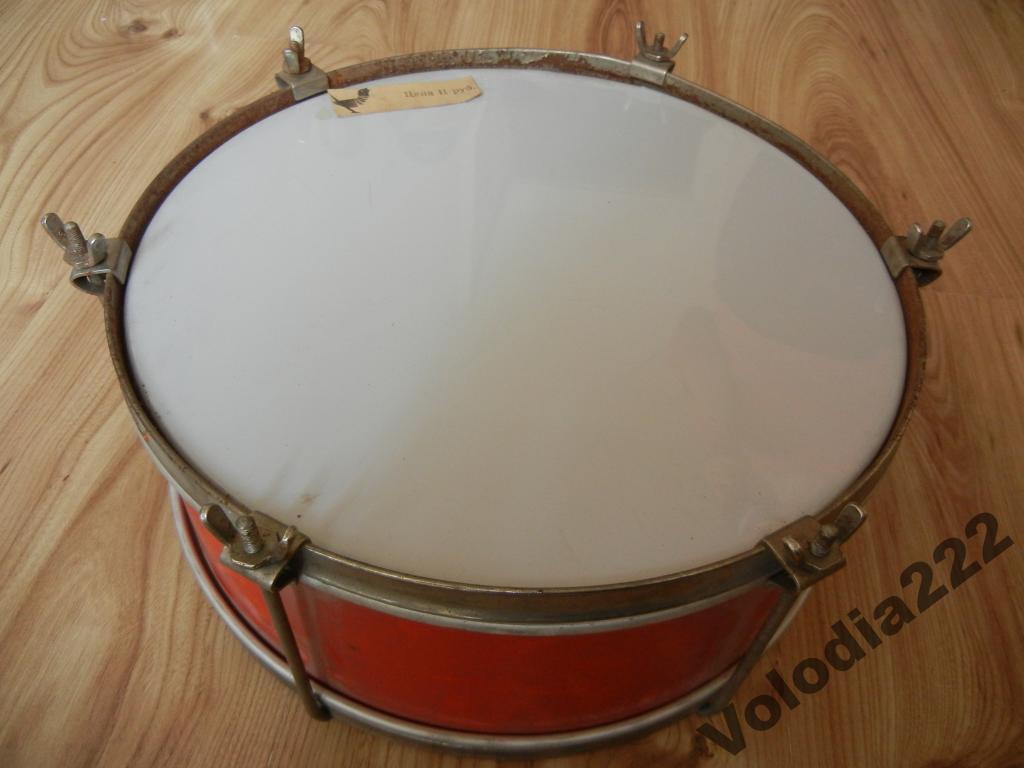 Rare Vintage old USSR pioneer musical instrument drum Communism Soviet ...