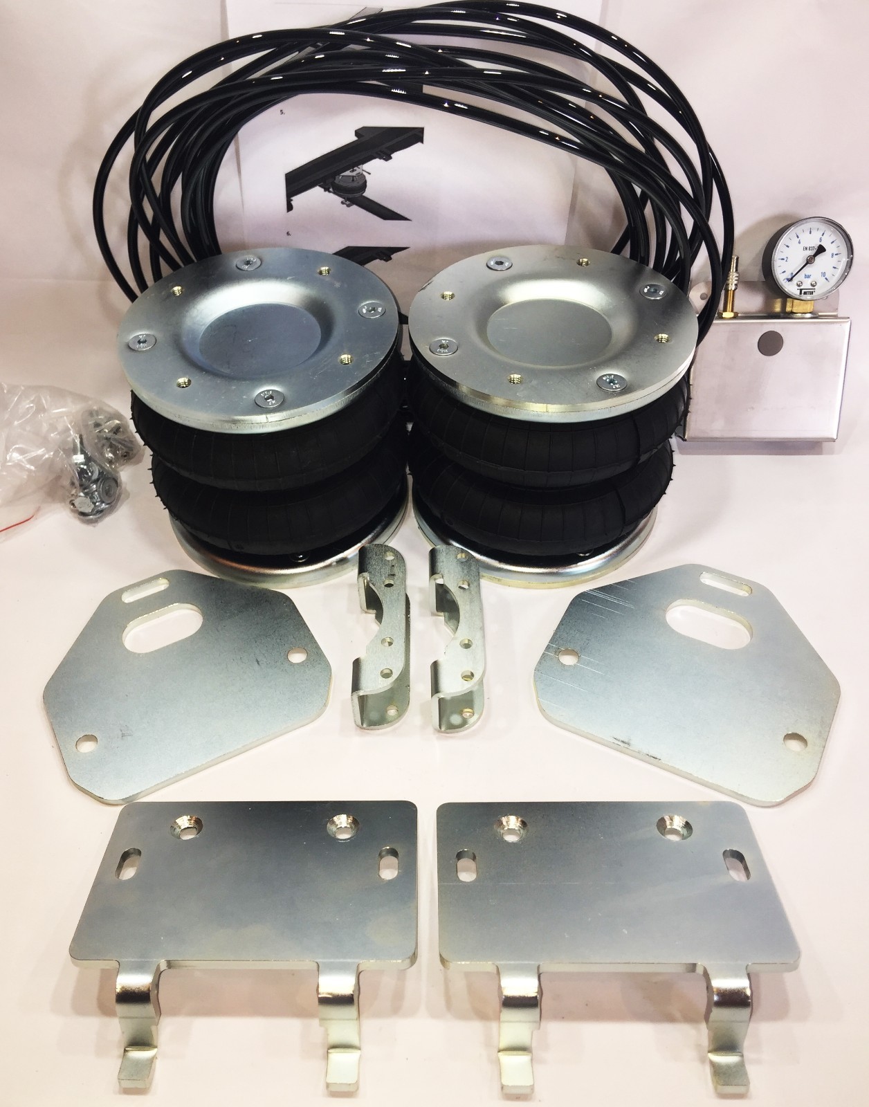 Air Suspension KIT with Compressor for Renault Master 1997-2010 ...