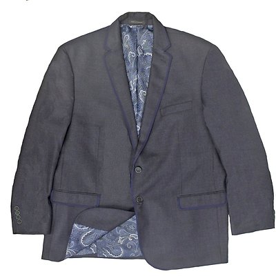 Van Heusen Studio Men's Black Blue Micro-Check Blazer NEW 42L 44L | eBay
