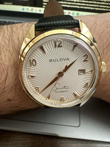 Bulova Frank Sinatra Fly Me to The Moon 97B196 Wristwatch for Men for ...