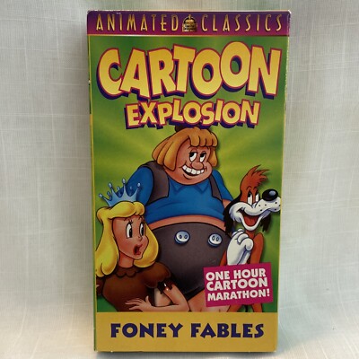 Cartoon Explosion - Foney Fables (VHS, 2000, Animated Classics ...