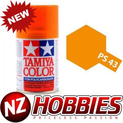 TAMIYA TAM86043 Spray Can Polycarbonate PS-43 Translucent Orange | eBay