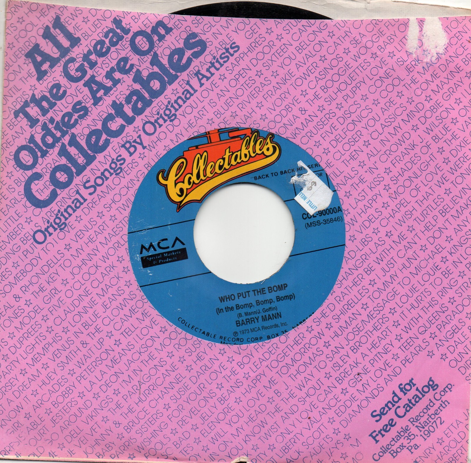 BARRY MANN - WHO PUT THE BOMP / BRIAN HYLAND - SEALED WITH A KISS | eBay