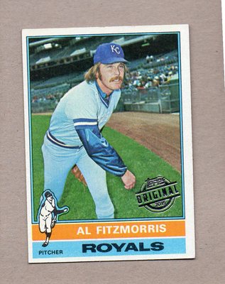 2015 topps original buyback card 1976 144 al fitzmorris kansas city ...