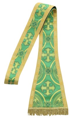 Green Roman Clergy Stole Vestment Chasuble Cope Estola Verde Grüne ...