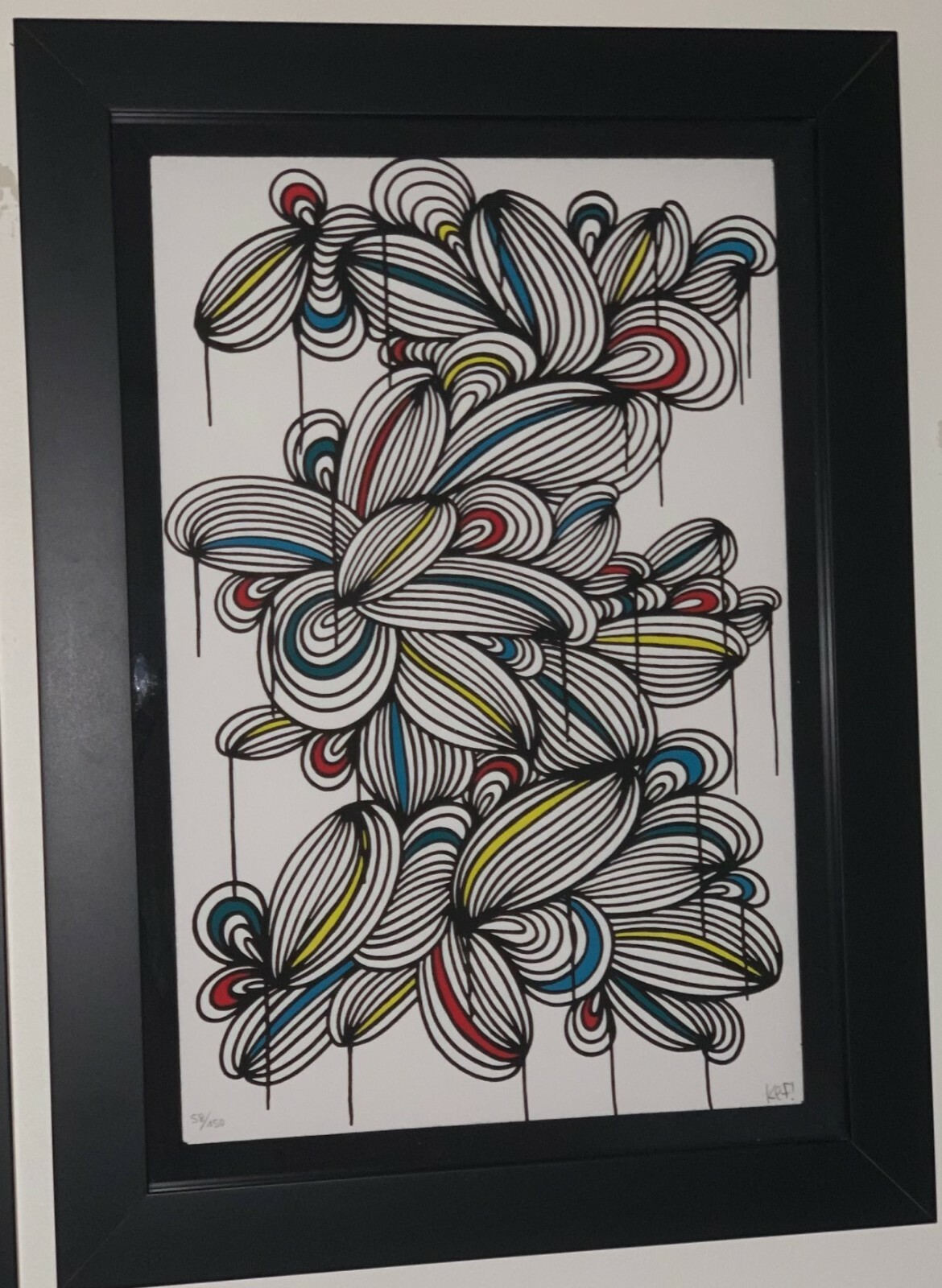 Simon Rohlen KEF! "Flame of Jewels #8" - Sold Out Screen Print; Signed ...