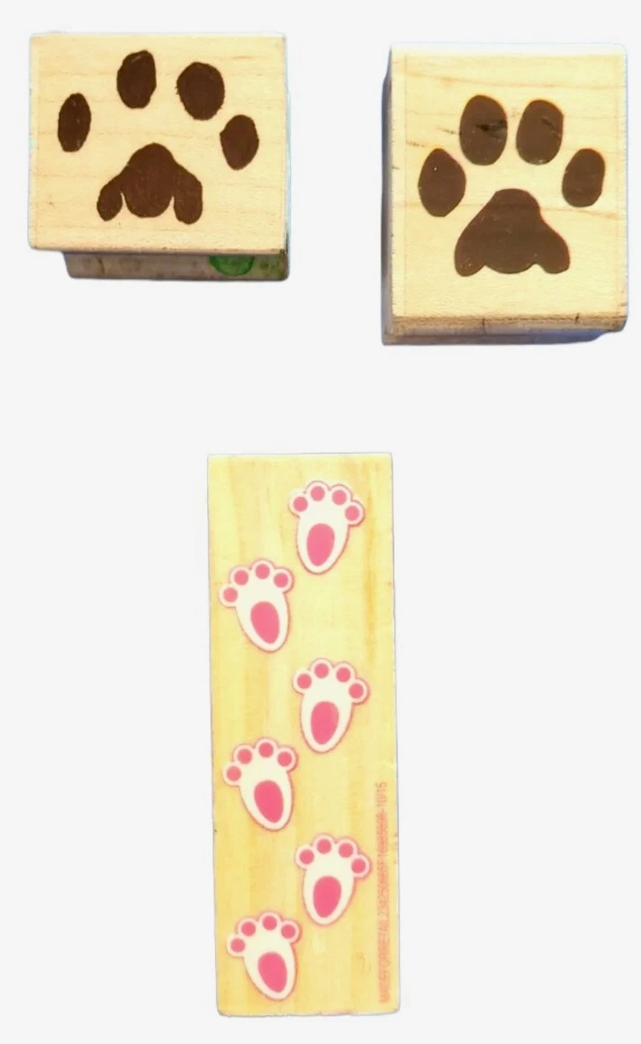 Three Toes Dog Paw Print