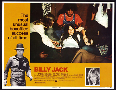 BILLY JACK Original Movie Lobby Card Poster Tom Laughlin Martial Arts ...