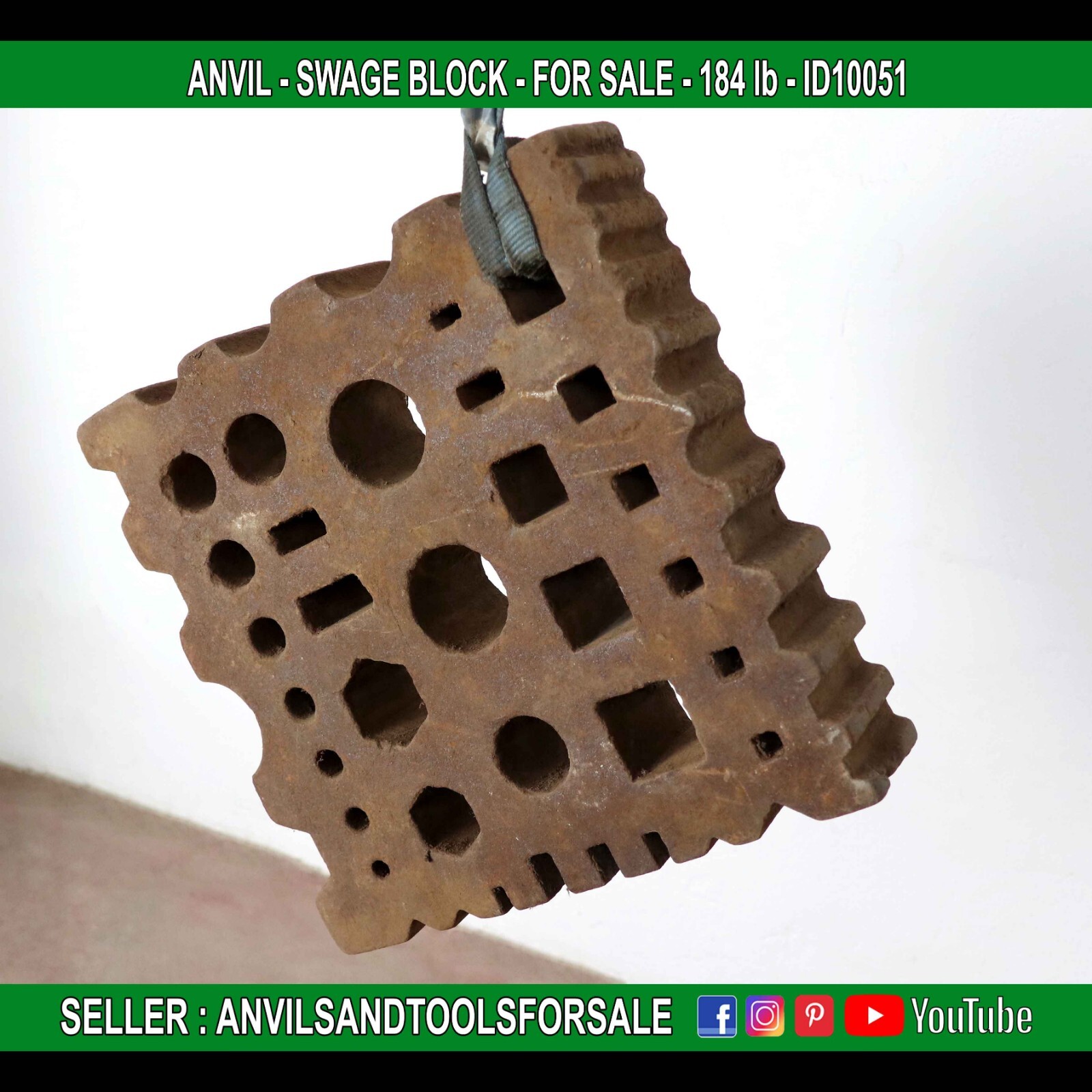 ANVIL - SWAGE BLOCK - 184 lb - ID10051 | eBay