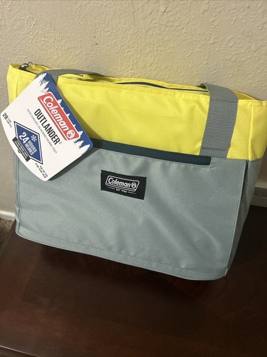 Coleman Outlander Soft Tote Cooler 28 Cans Deep 24 Hour Cooling Yellow ...