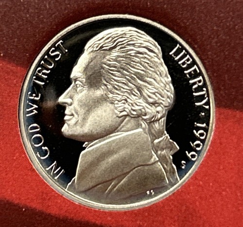 1999 S Proof Jefferson Nickel from Proof Set with Free Shipping | eBay