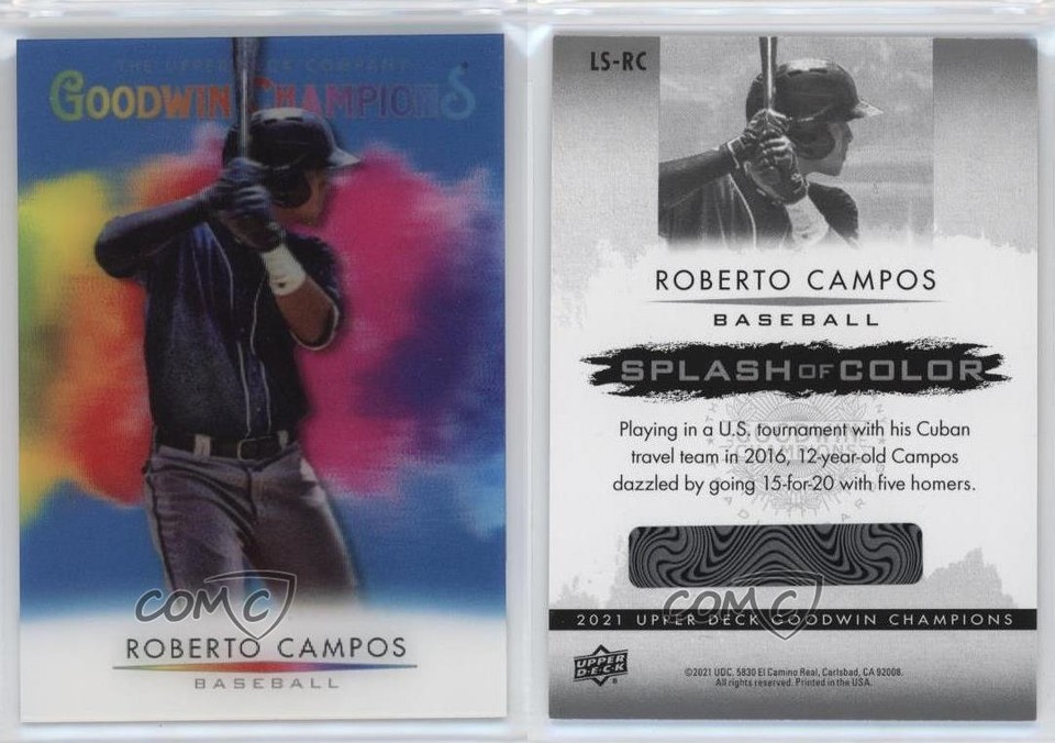 2021 Upper Deck Goodwin Champions Bounty Code Cards Tier 1 Roberto ...