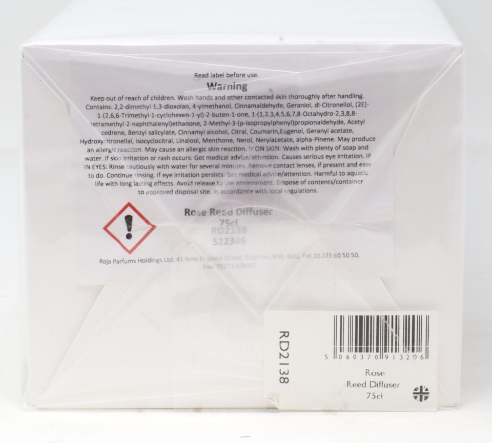 Roja Dove Rose De Mai Reed Diffuser Decanter Refill Only 25.0oz / 750ml ...