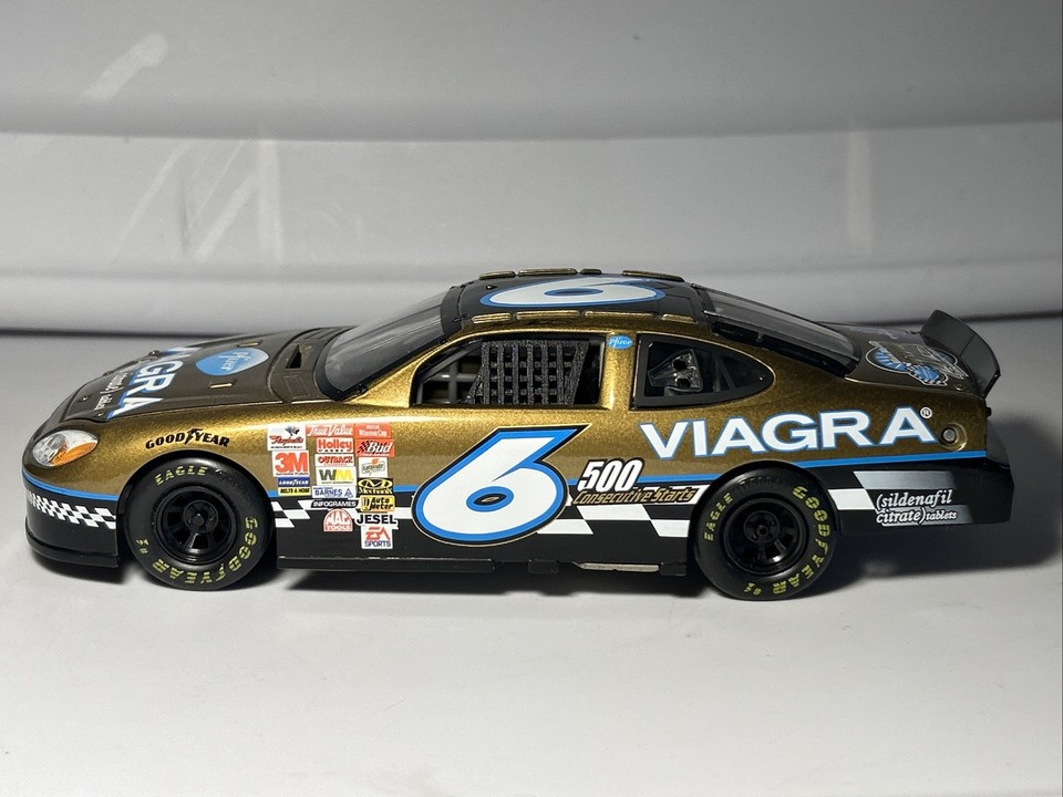 2003 Mark Martin #6 Viagra 1/24 Diecast Team Caliber 500 Consecutive ...
