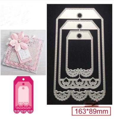Metal Stencil Cutting Dies Ticket Tag Decoration Scrapbooking Cuts ...
