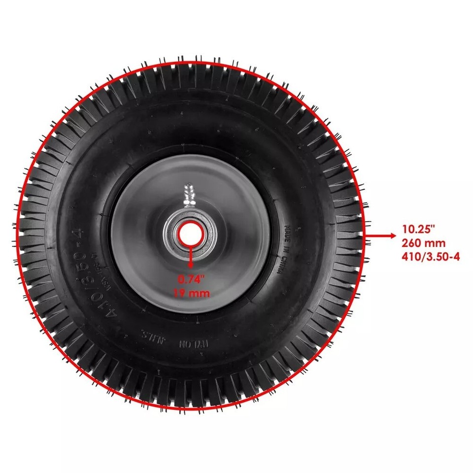 Front 4" Rim & Tire for Snapper Rear Engine Riding Mower 7052267 4.10/3 ...