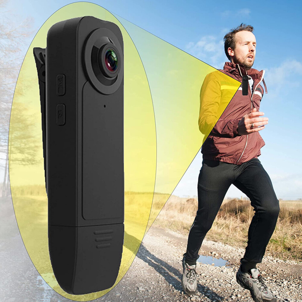 Security Cam 1920x1080P Wearable Camera Portable for Sports Class ...