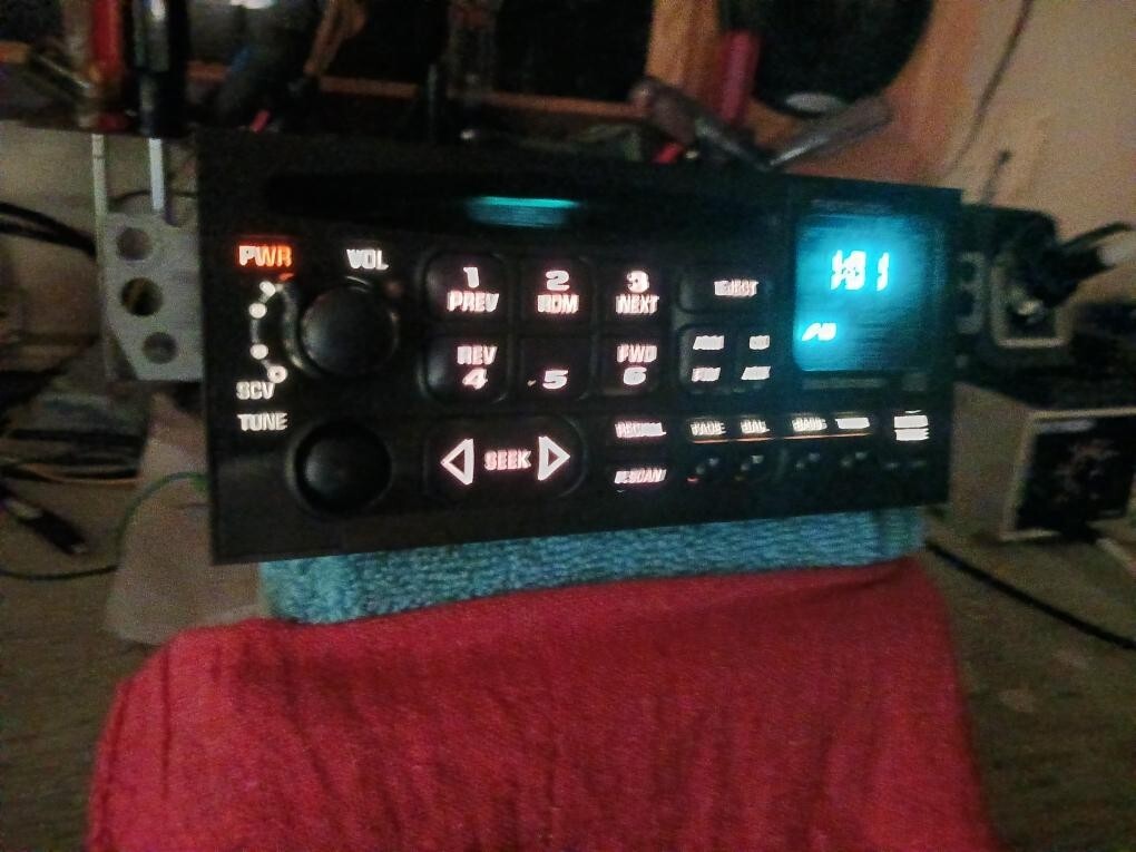 1997-2000 Chevy S10 AM/FM CD Player | ACDelco | 1 DIN | Black | CD ...