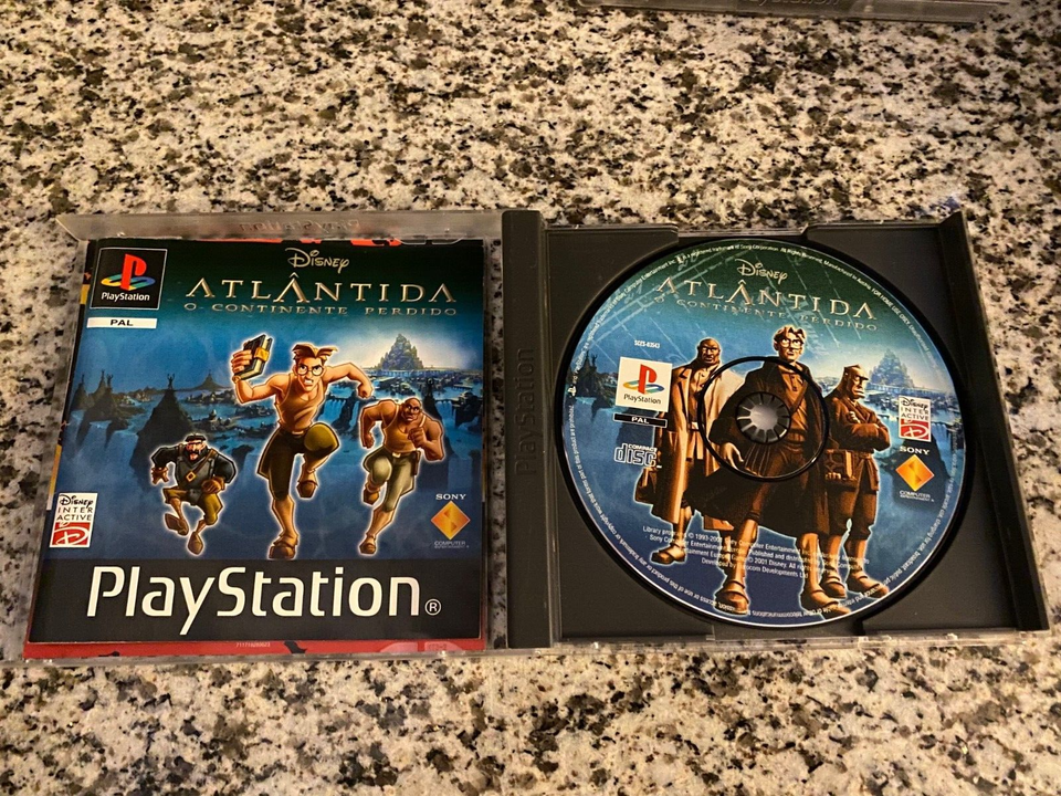 Disney's Atlantis: The Lost Empire "Atlantida" Sony PSX PS1 PAL PT ...