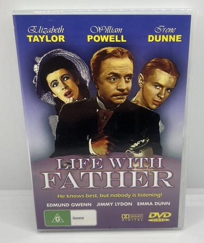 Life With Father (DVD, 1947) PAL Region Free (William Powell, Elizabeth ...
