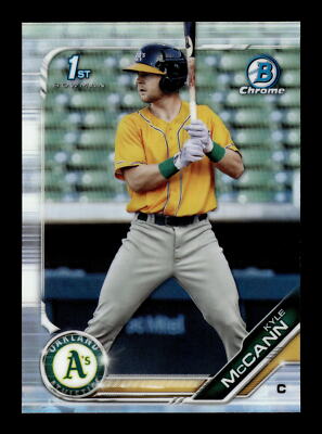 Kyle McCann 2019 Bowman Draft Baseball #BDC-126 Chrome Refractor SP ...
