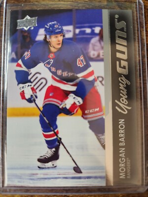 2021-22 Upper Deck Morgan Barron Young Guns Rookie RC #215 New York ...